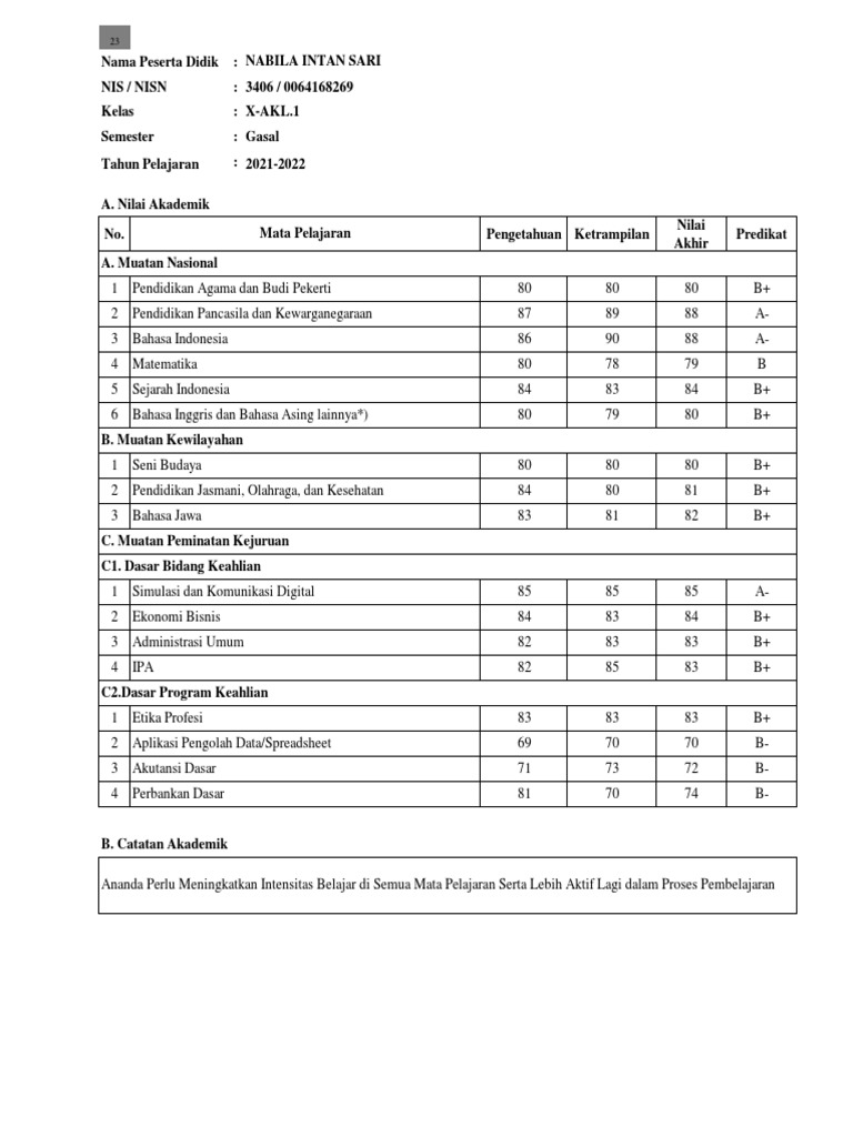 Nabila Intan Sari | PDF
