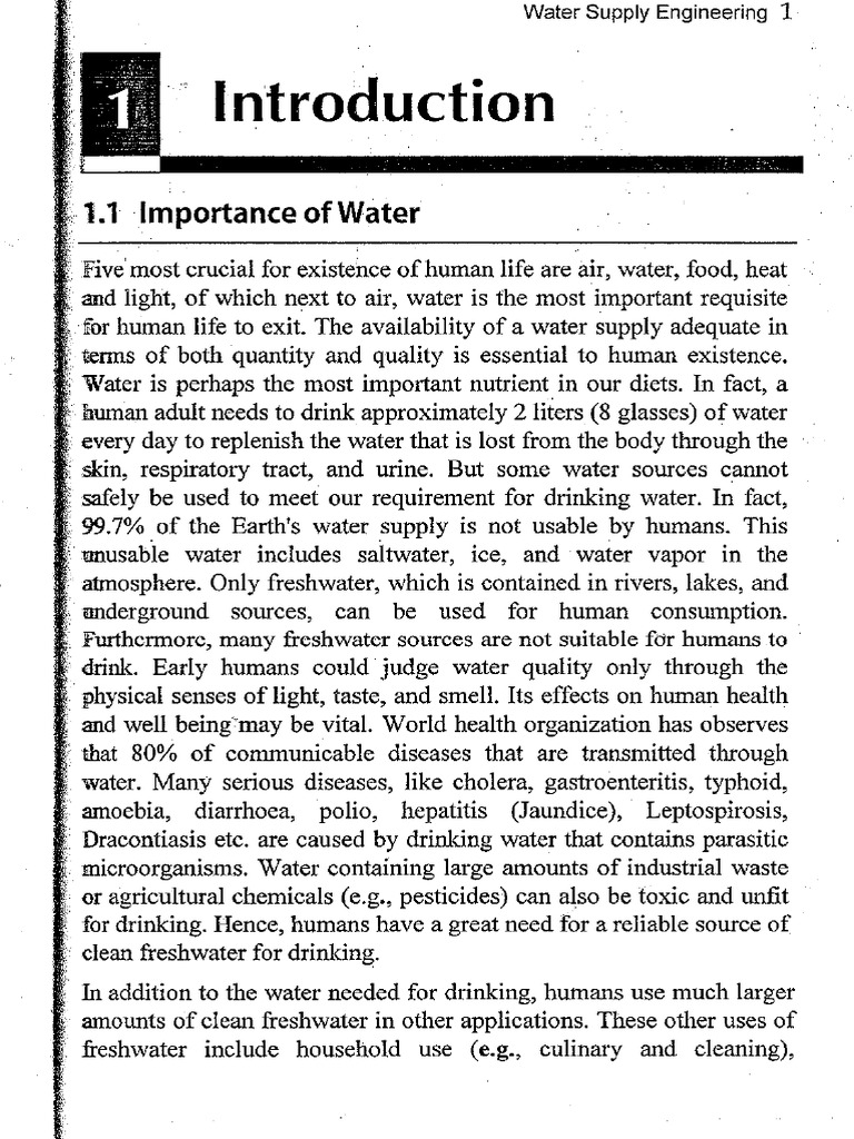 Water Supply Engineering Manual | PDF