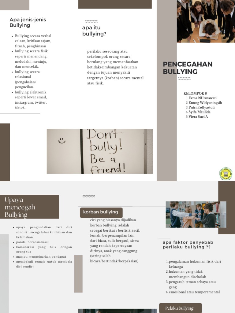 Leafleat BULLYING | PDF