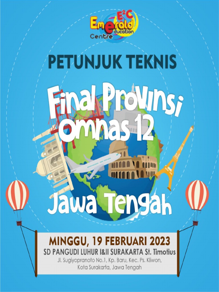 Juknis Final Provinsi Jawa Tengah Omnas 12 | PDF