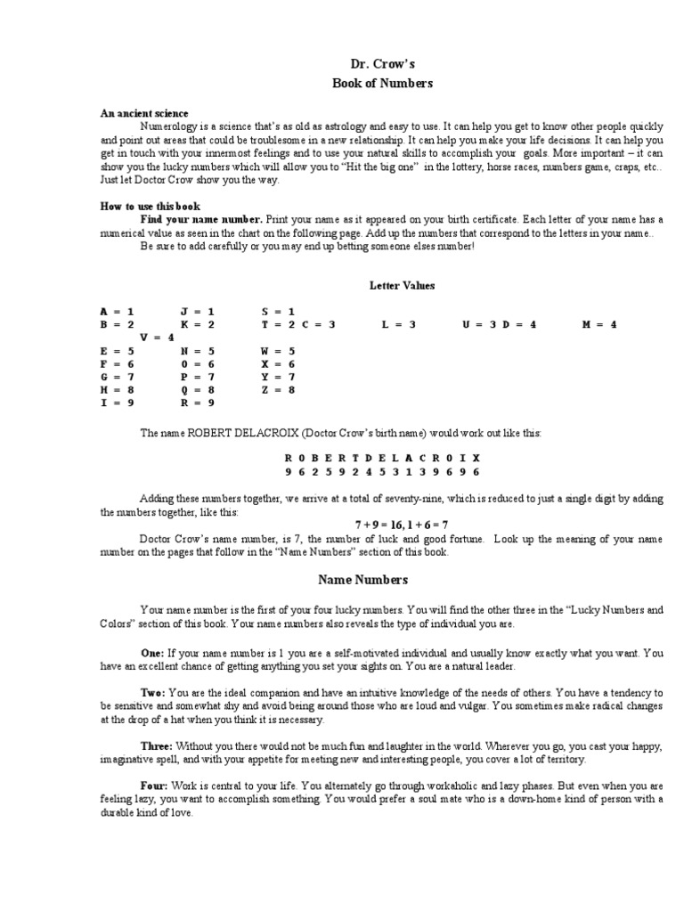 Book of Numbers | PDF | Color | Qualia