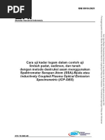 Metode Pengambilan Contoh Uji Air SNI 8995 | PDF