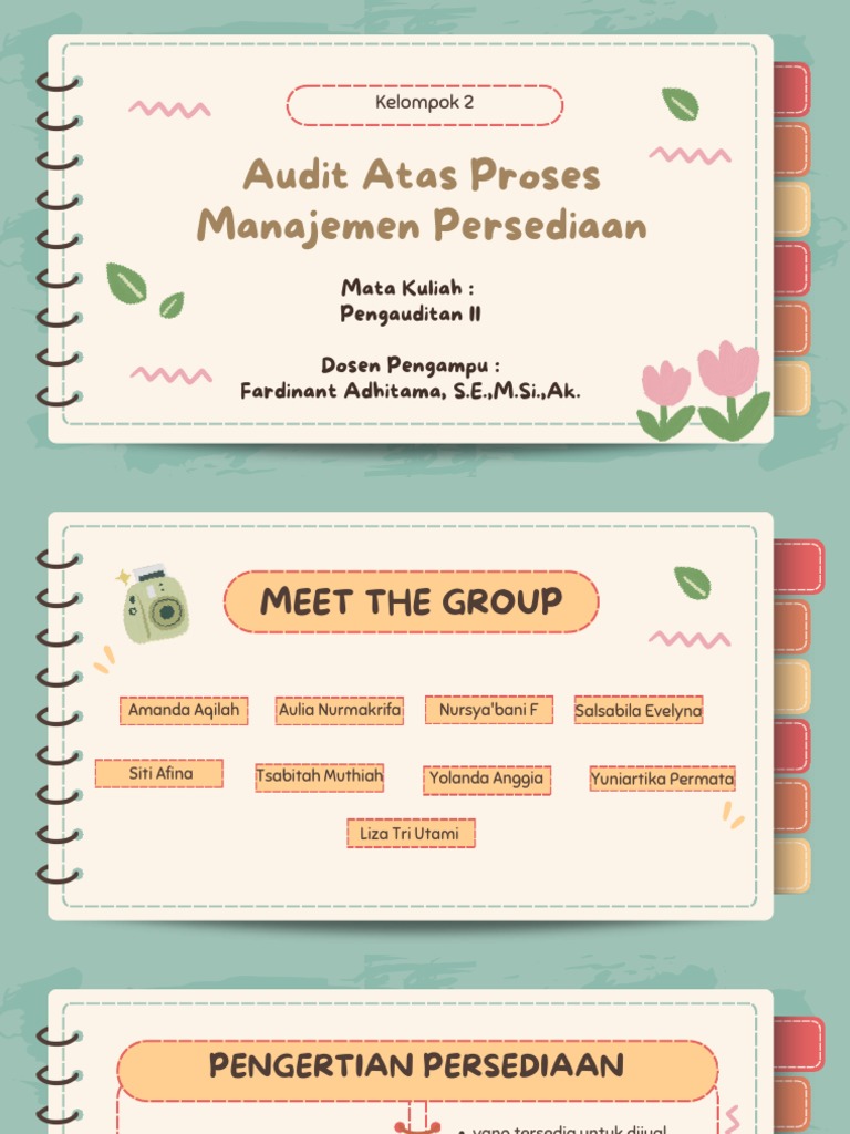 Audit Atas Proses Manajemen Persediaan | PDF