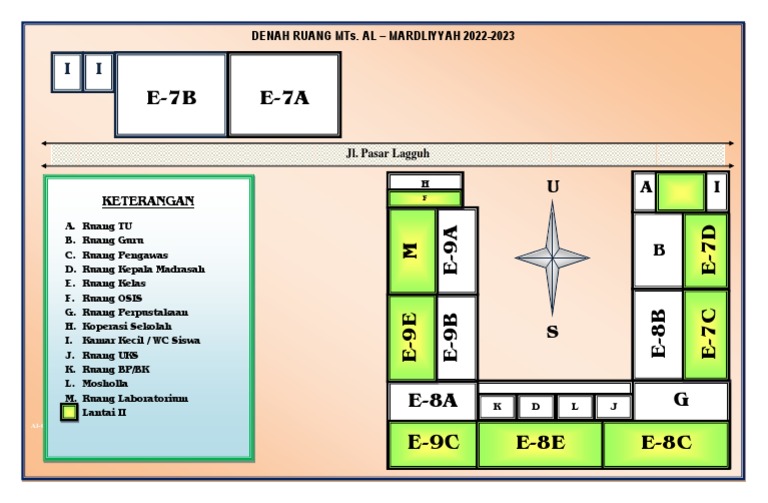 Denah Ruang Pas 2022-2023 | PDF