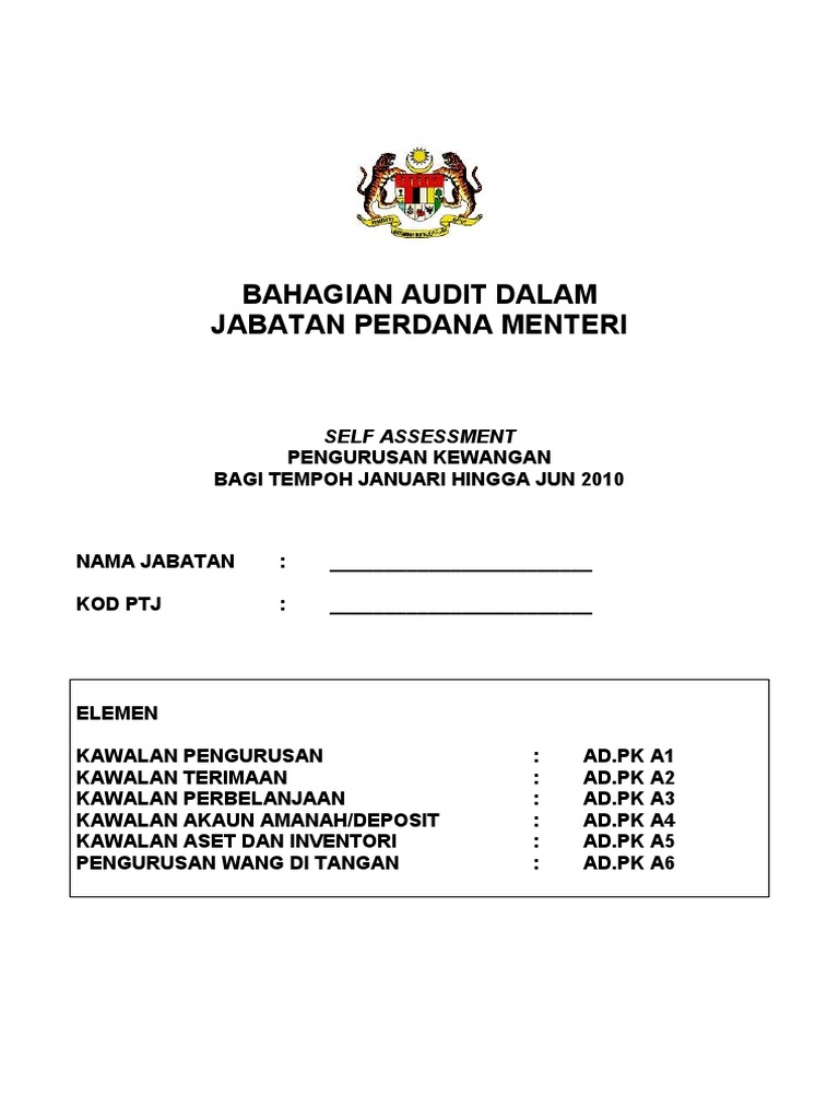Self Assessment PK | PDF