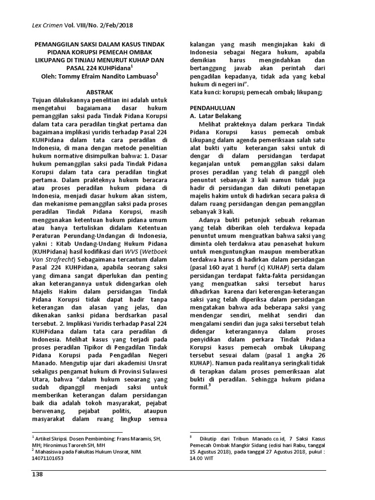 JM Lexcrimen,+14.+Tommy+Efraim+Nandito+Lambuaso Crimen | PDF