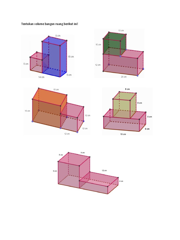 Balok-Kubus Gabungan | PDF