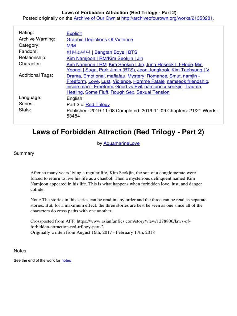 Laws of Forbidden | PDF