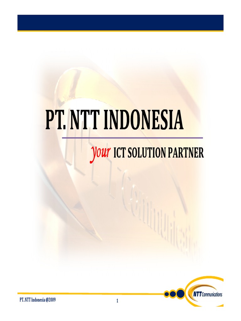NTT Indonesia: ICT Solutions Overview | PDF | Computer Network | Internet