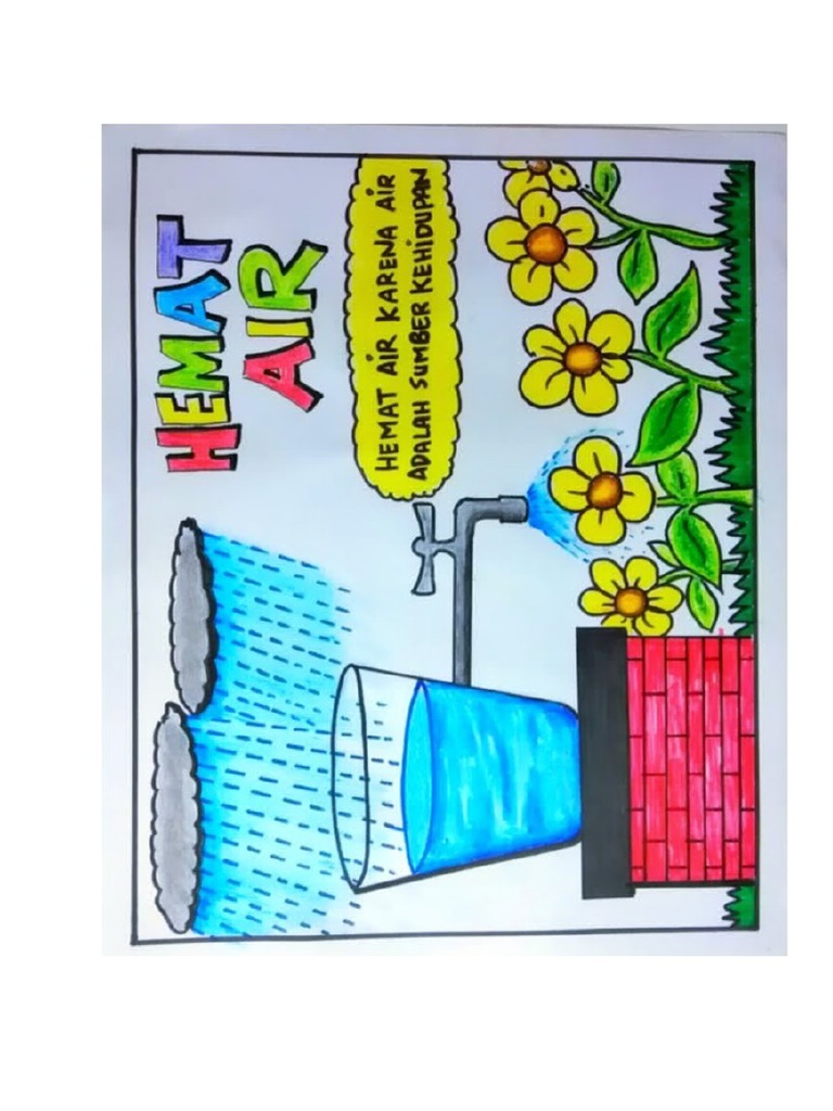 Poster Hemat Air | PDF