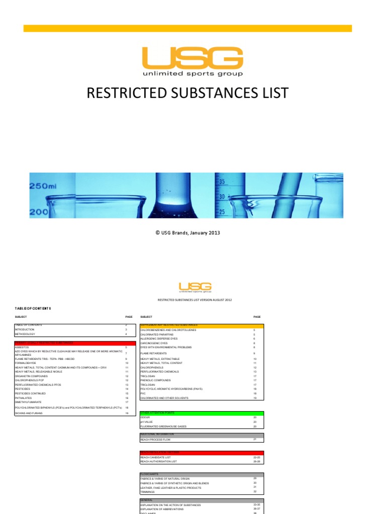 RSL Usg Brands 2013 | PDF | Materials | Chemical Compounds