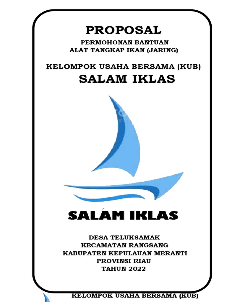 Proposal Kub Salam Iklas New | PDF