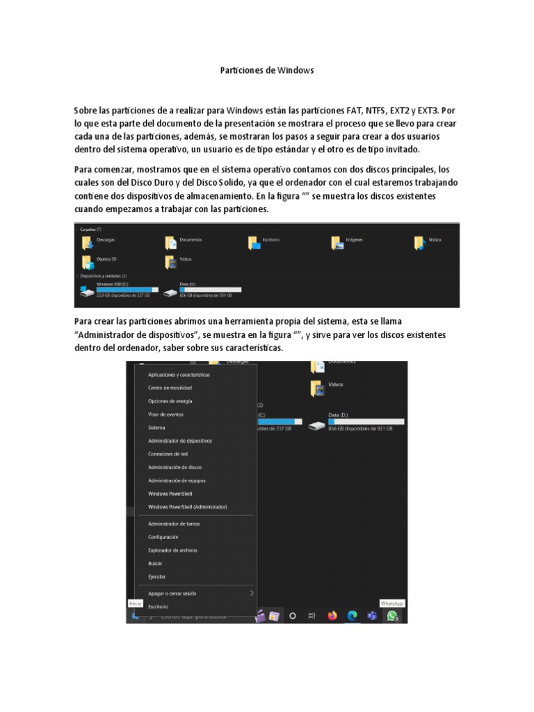Documentacion_Particiones_Unix1 | PDF | Software | Informática
