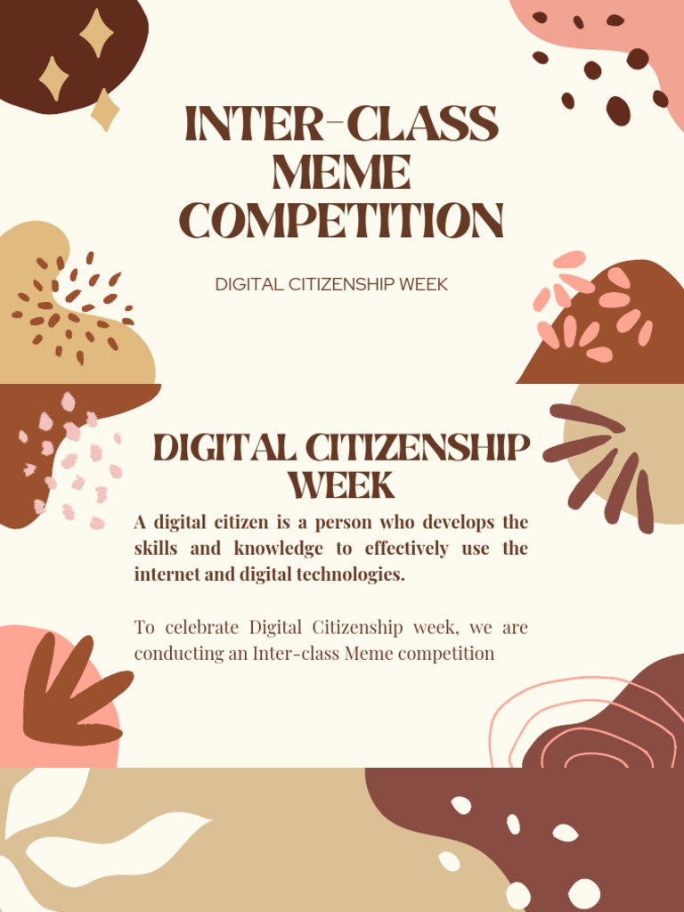 Inter-Class Meme Competition PPT Updated | PDF