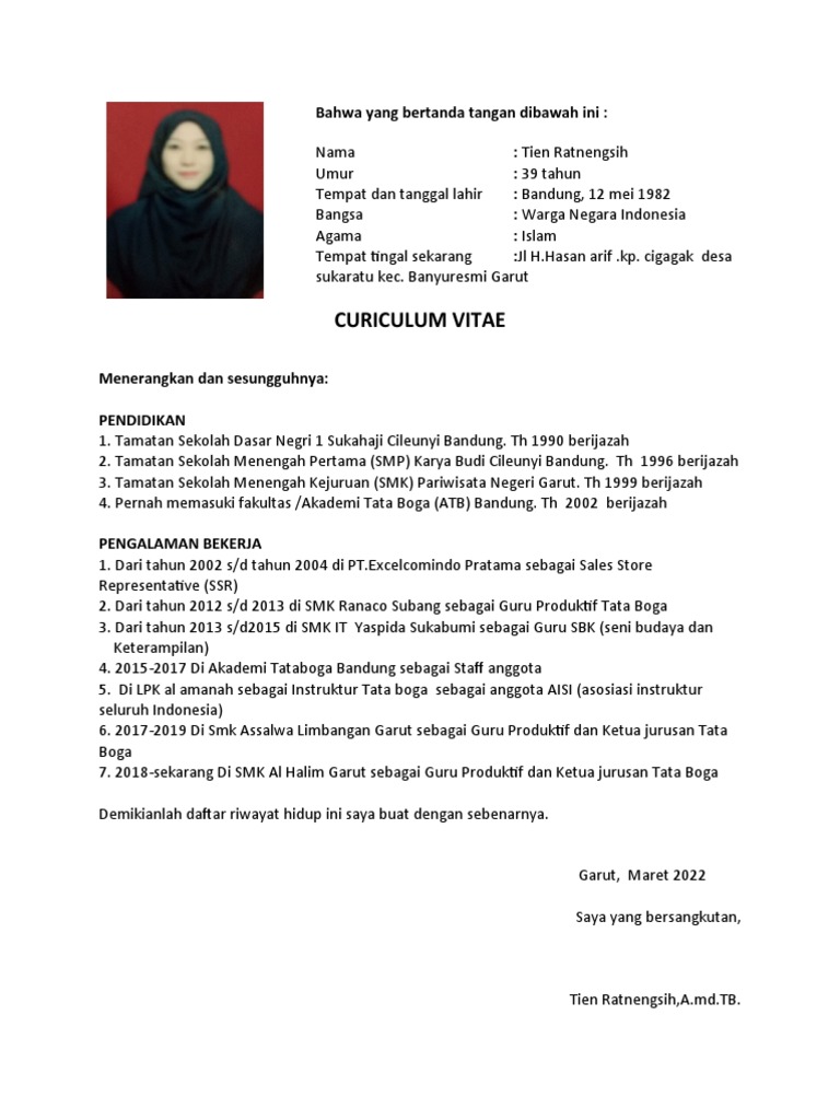 CV Baru | PDF