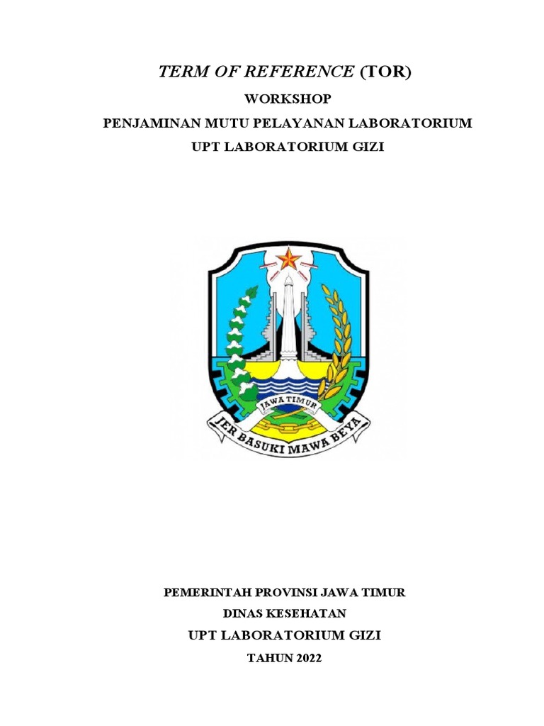 Tor Workshop Penjaminan Mutu Pelayanan Laboratorium 23 Sept | PDF