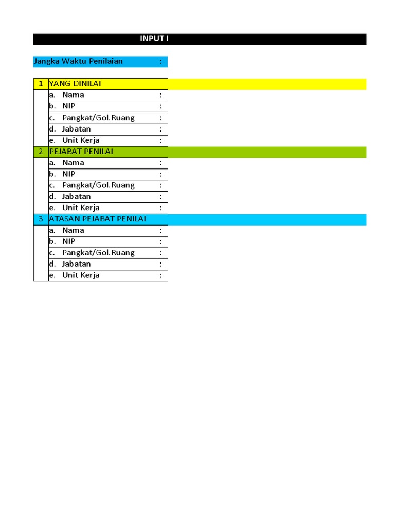 SKP Contoh 2021 | PDF