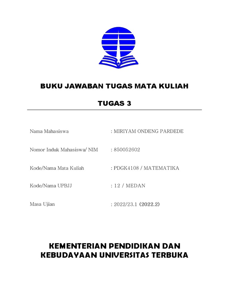 TMK 3 Matematika | PDF