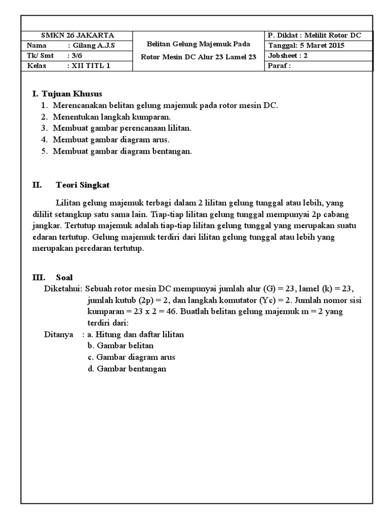 Gelungan Majemuk Gilang | PDF