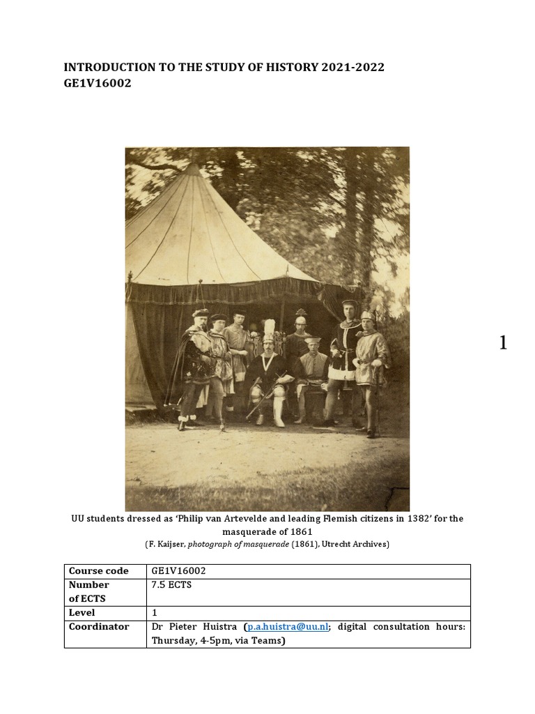 Introduction to History Course Guide | PDF | Historiography | Historian