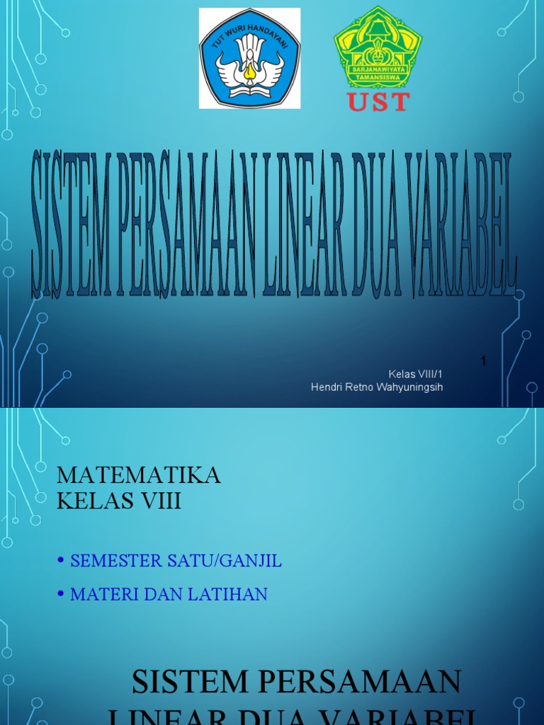 Media Ajar PPT SPLDV | PDF