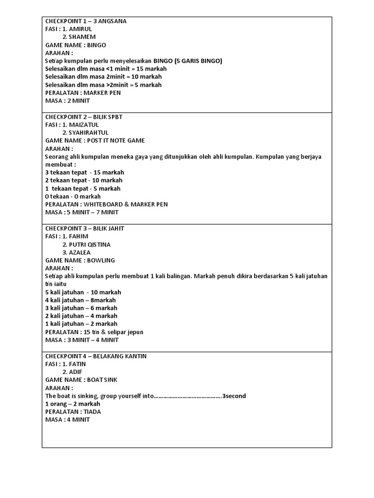 Task-Task Treasure Hunt | PDF