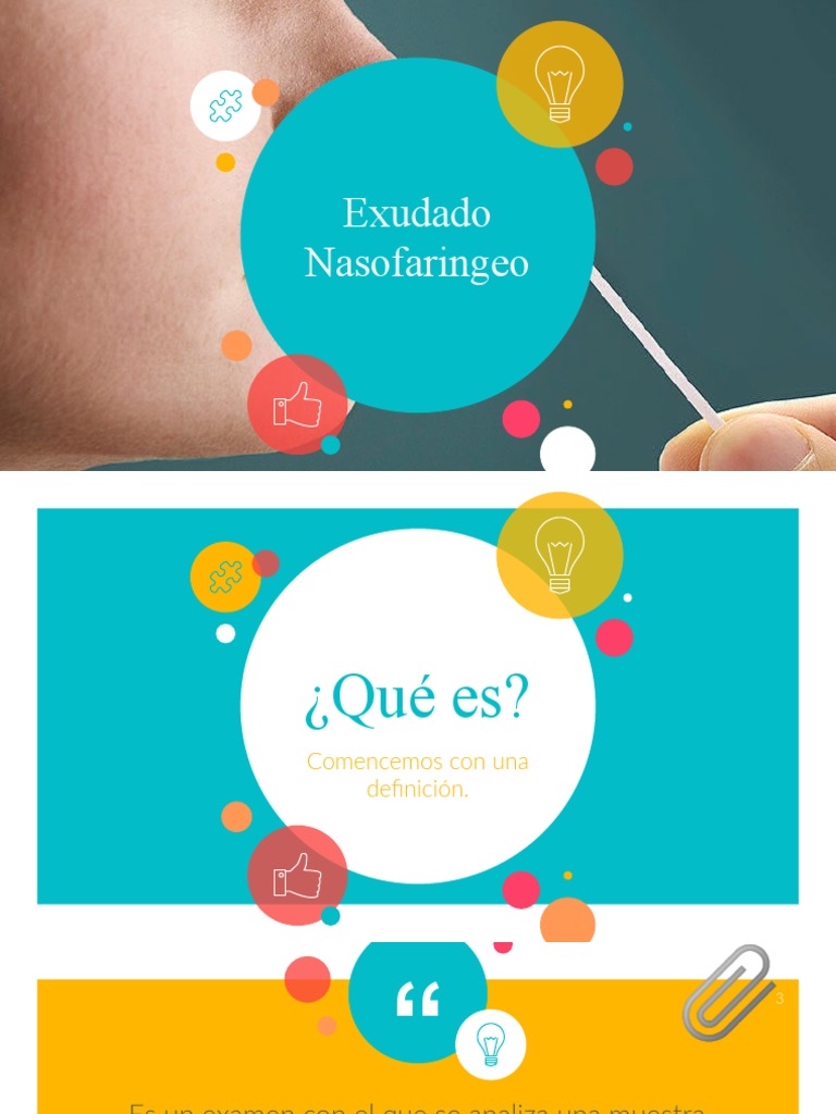 Exudado Nasofaringeo (Presentación) | PDF | Tos | Neumonía