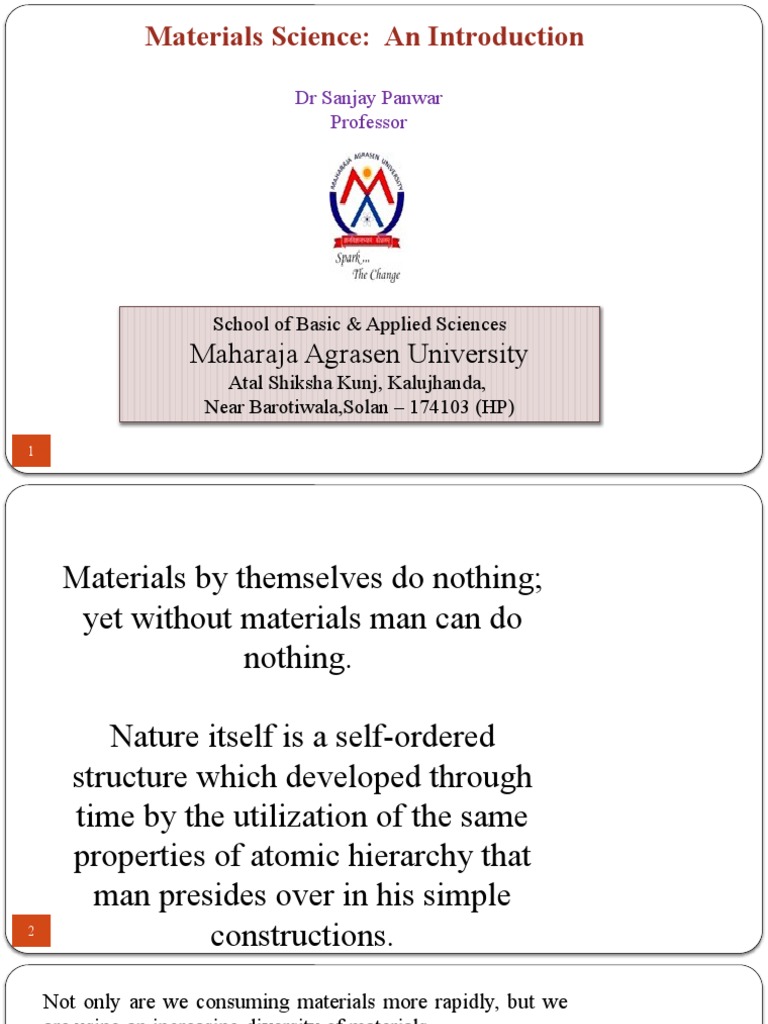 Materials Science (An Introduction) | PDF | Ceramics | Composite Material