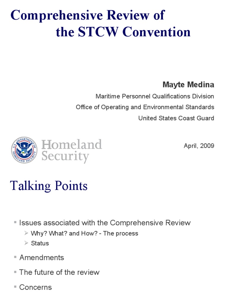 briefing-STCW-Comprehensive Review-Medina | PDF | Sailor | Ships