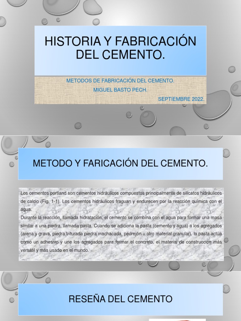 Fabricación Del Concreto | Descargar gratis PDF | Cemento | Hormigón