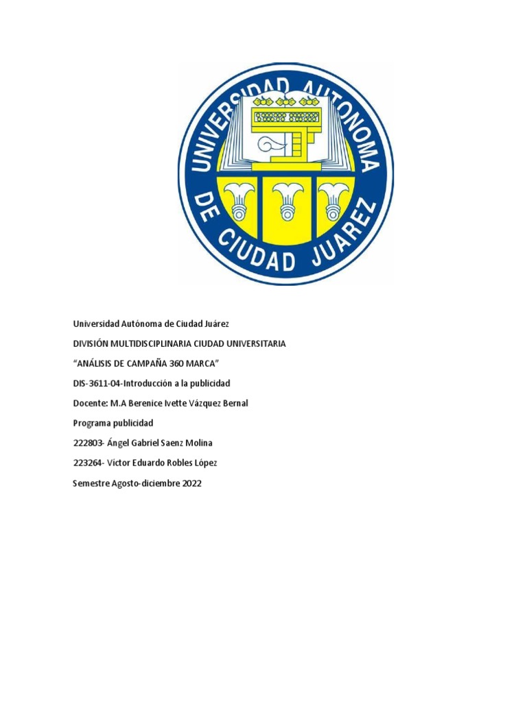Universidad Autónoma de Ciudad Juárez | PDF