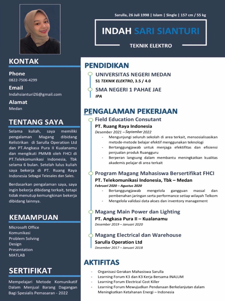 CV & Portofolio | PDF