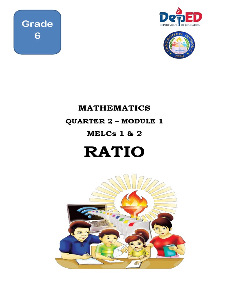 Math 6 Q2 Module 1 1 | PDF | Ratio | Mathematics