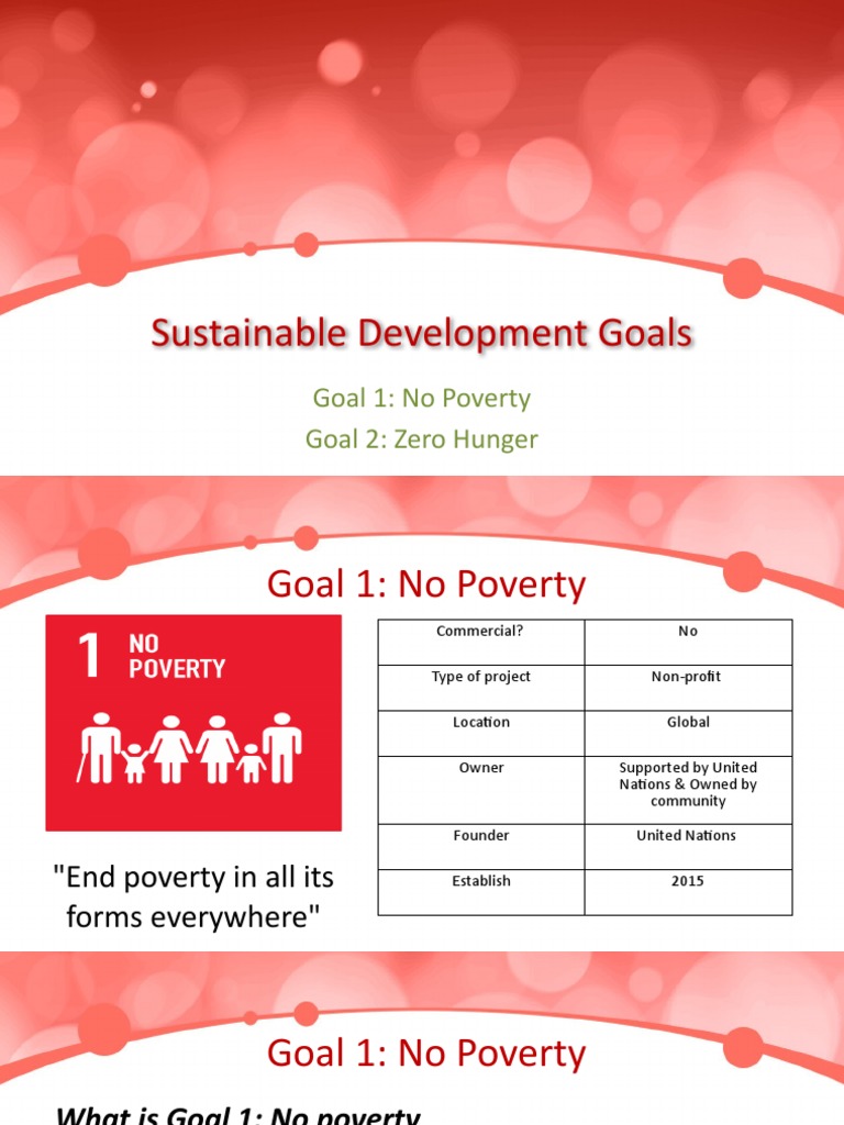Sustainable Development Goals | PDF