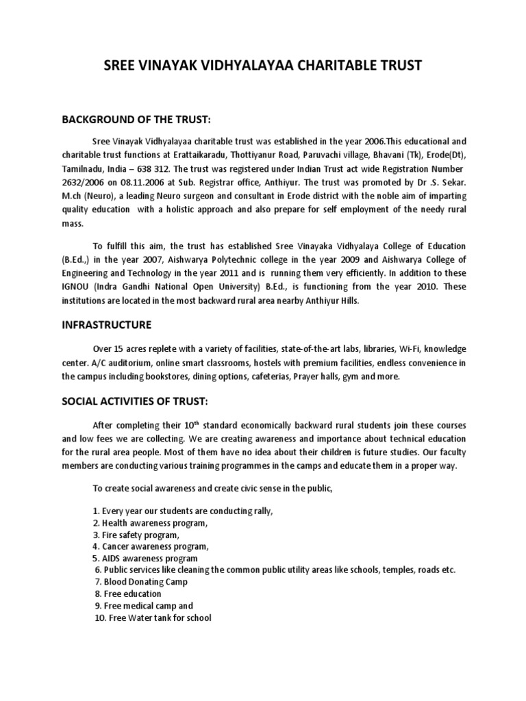 Providing Quality Education and Empowering Rural Communities: The Mission of Sree Vinayak ...