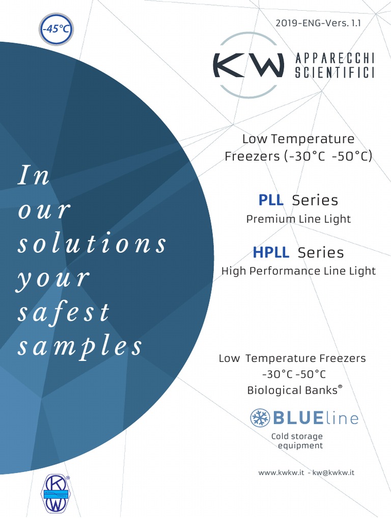 Low Temperature Freezer HPLL PLL - 45 | PDF | Refrigerator | Door
