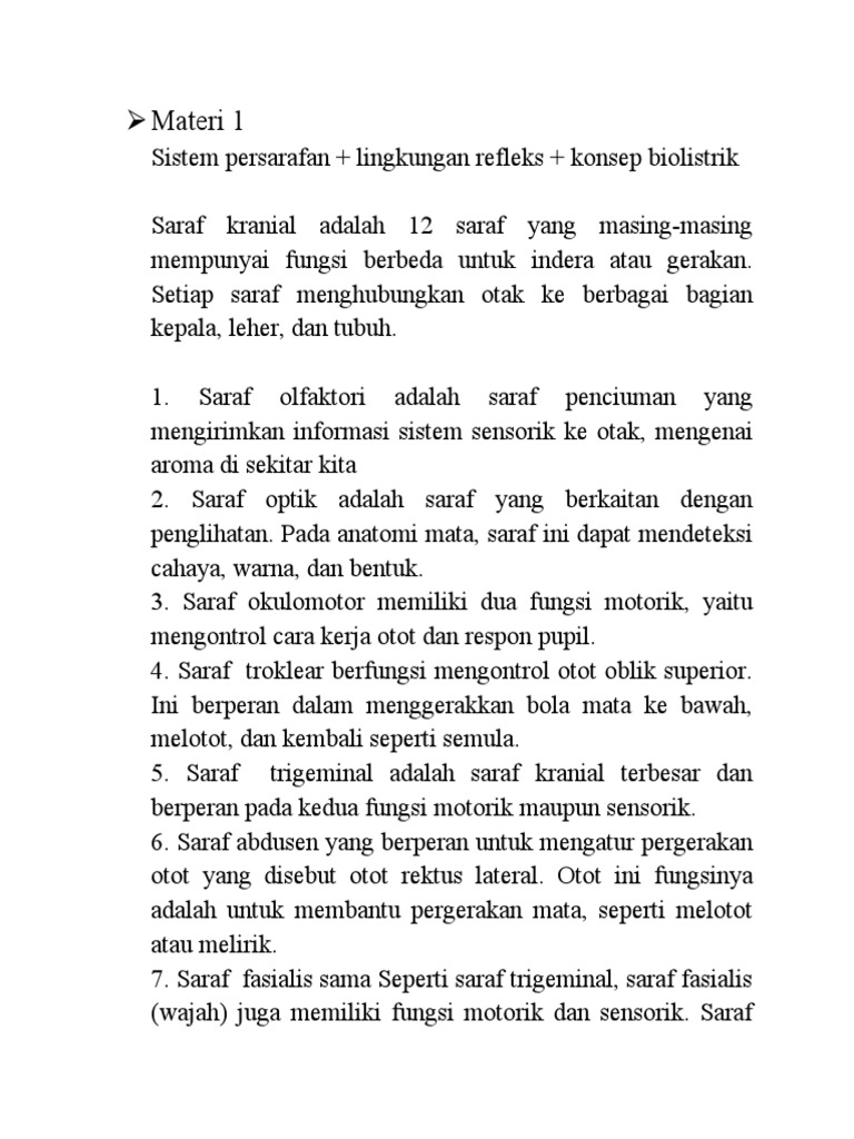 Catatan Biomedik Niken | PDF