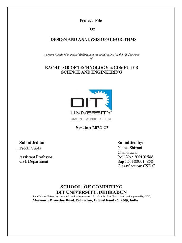 Daa Shivaniiiiiiiiiiiiiiiiiiiiiiiiiiiiiiiiiiiii | PDF | Algorithms And Data Structures ...