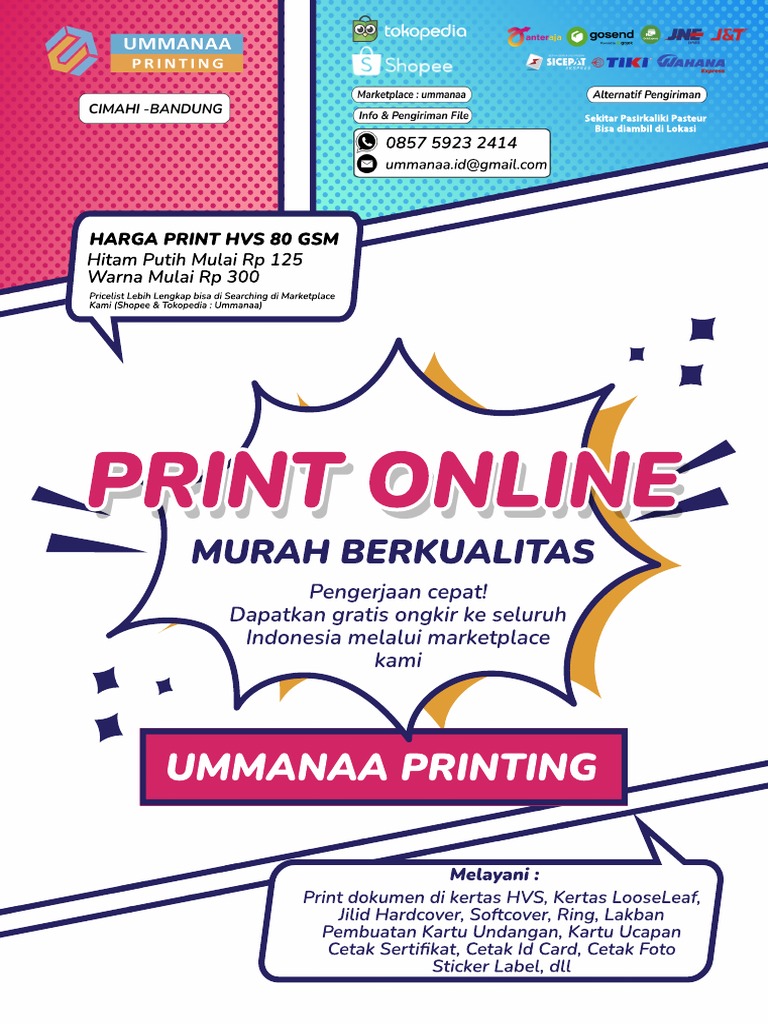Brosur Ummanaa Printing | PDF