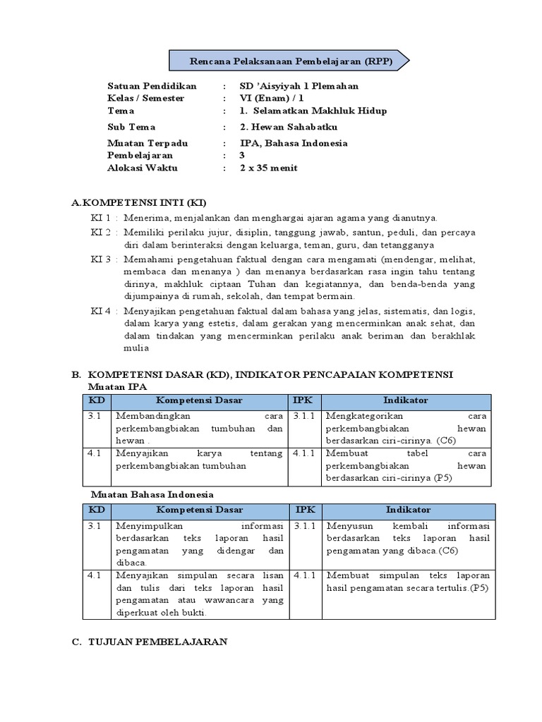 RPP Ukin TM1 ST2 PB3 | PDF | Karier & Perkembangan
