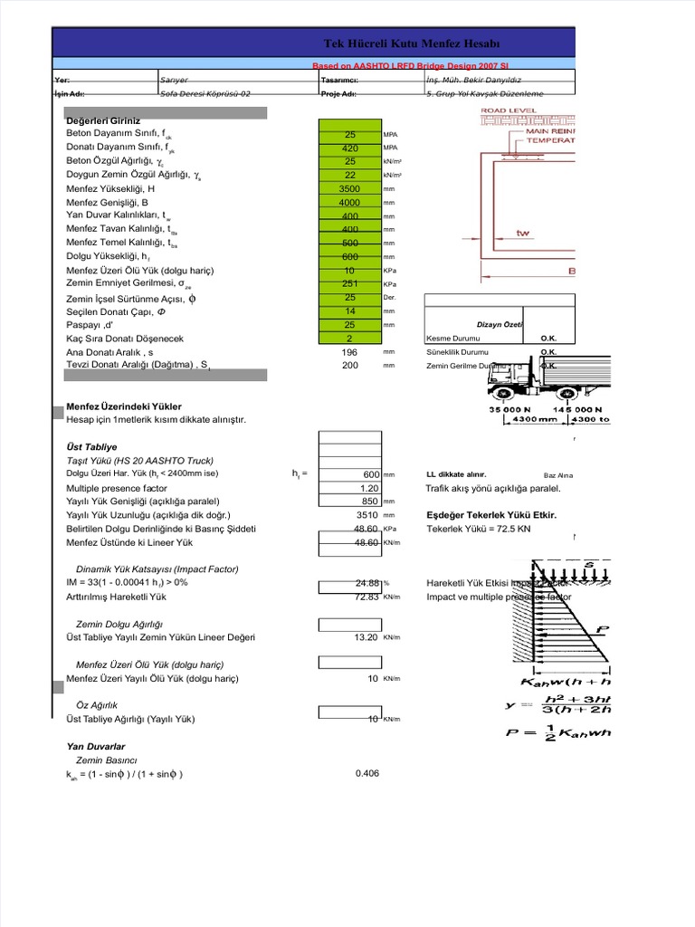 Dokumen - Tips - Kutu Menfez Hesabi Excel | PDF
