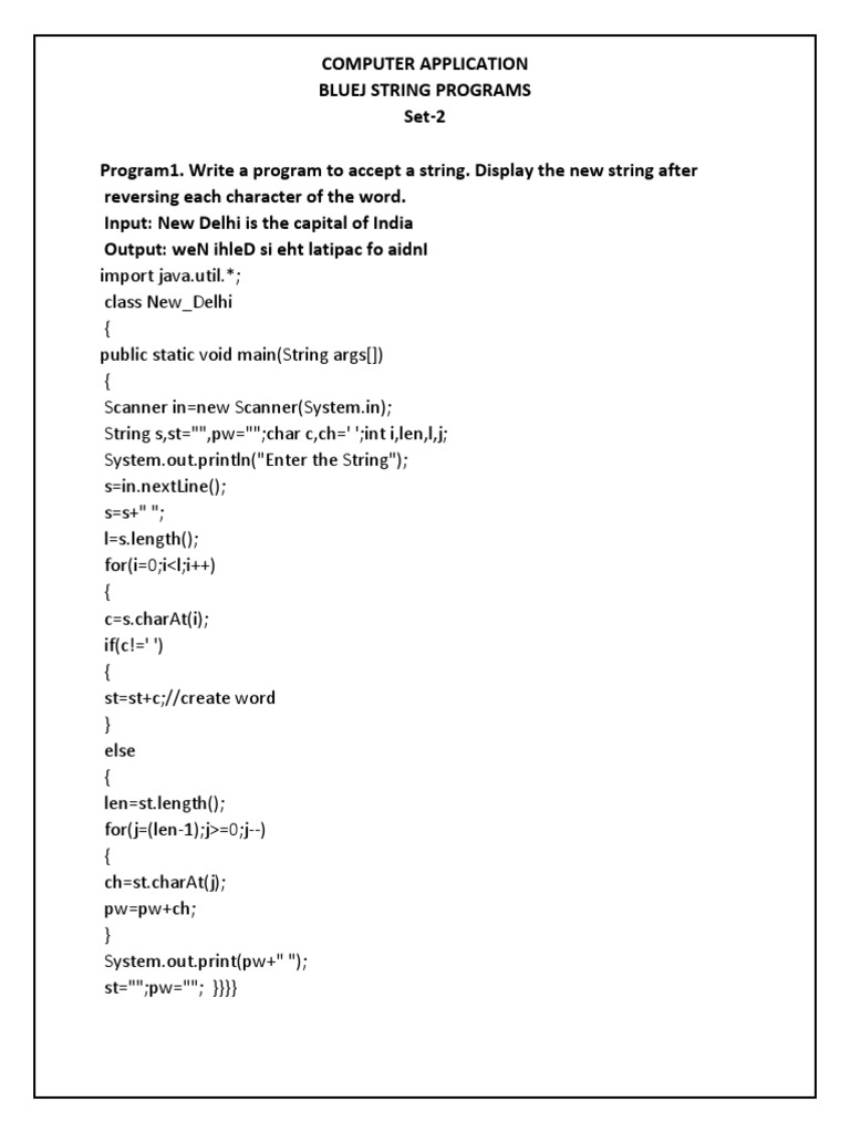 String 02 Pdf String Computer Science Notation