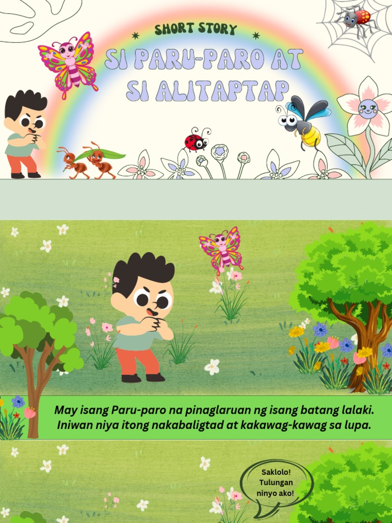 Si Paru-Paro at Si Alitaptap | PDF