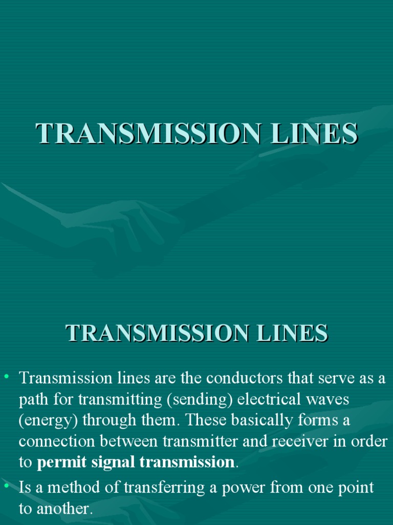 Module 1 Transmission Lines | PDF | Transmission Line | Electric Power ...