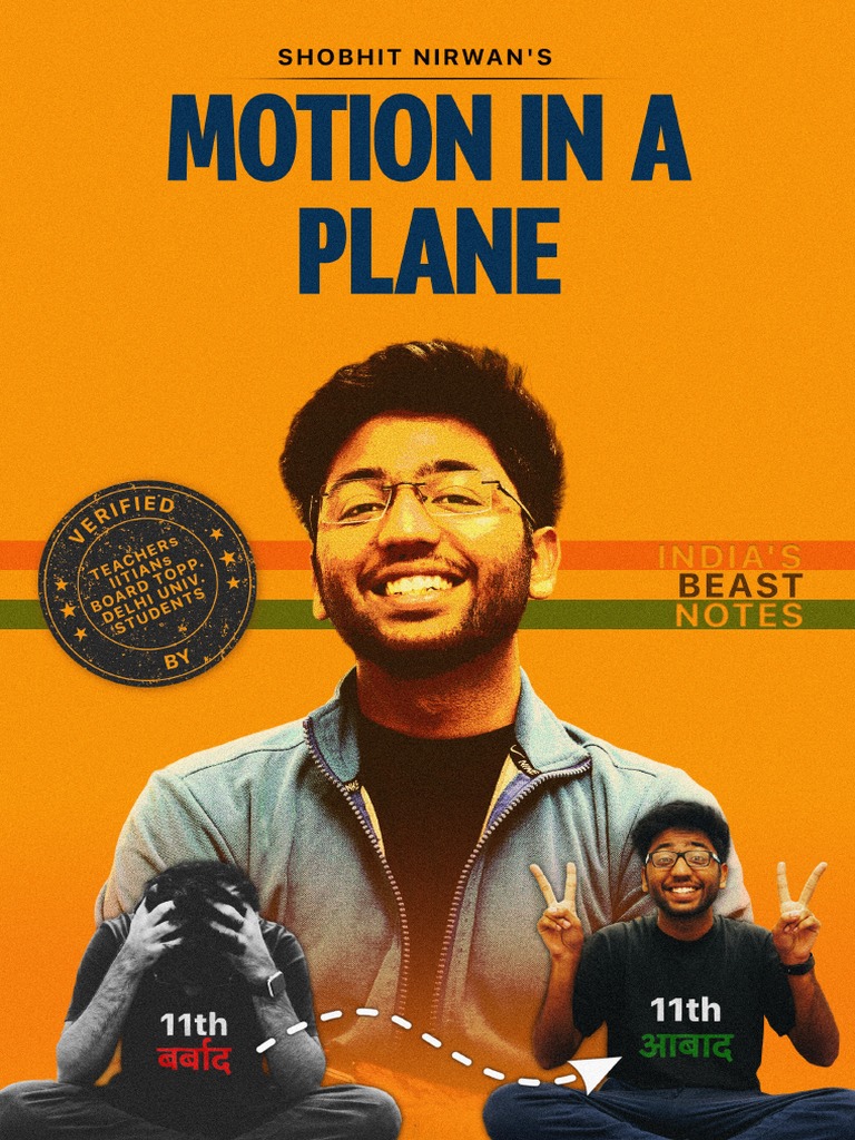 CH4 - Motion in 2D - Shobhit Nirwan | PDF