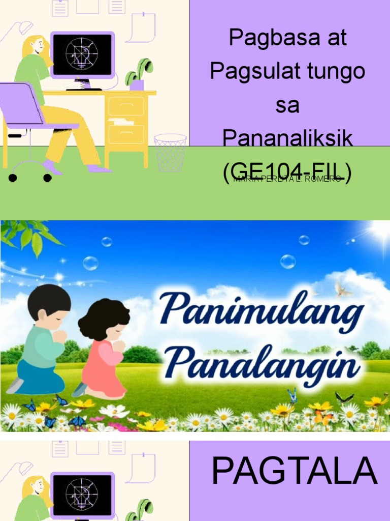 Ge104-Pagpili NG Batis | PDF