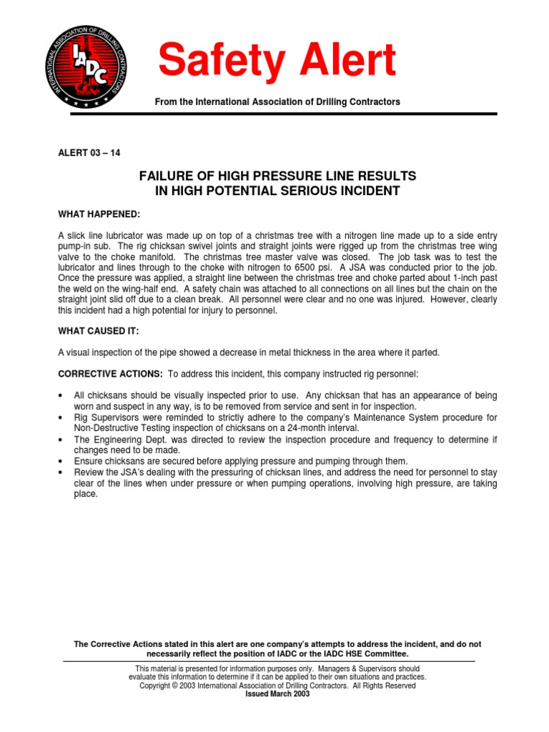 Safety Alert | PDF | Nondestructive Testing | Mechanical Engineering