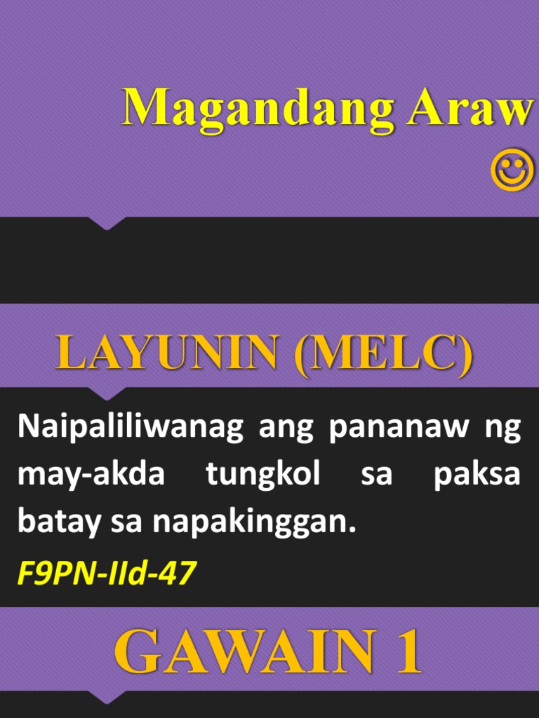 Filipino 9 Q2-W3-L1 Taiwan (Kaligirang Pangkasaysayan) | PDF