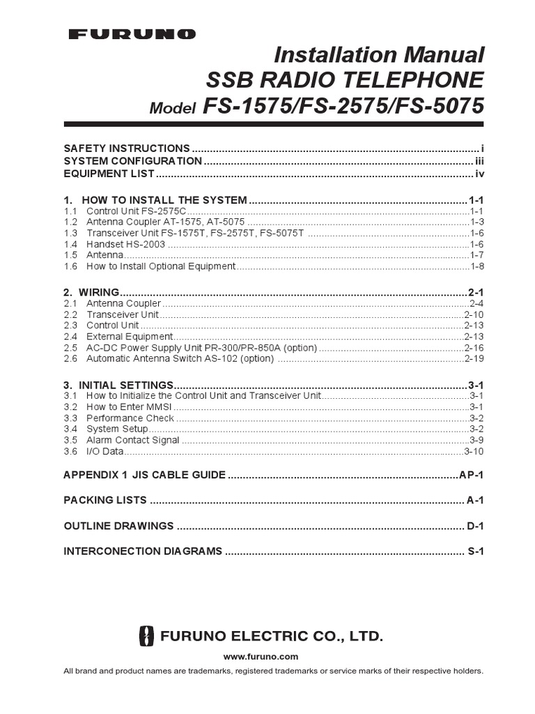 Ime56770q1 FS1575 2575 5075 | PDF | Screw | High Voltage