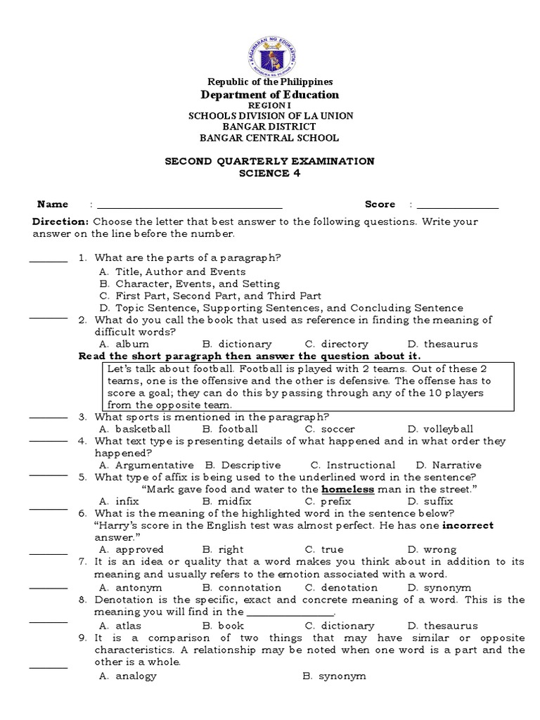 2nd Quarter Science | PDF | Mobile Phones | Dictionary